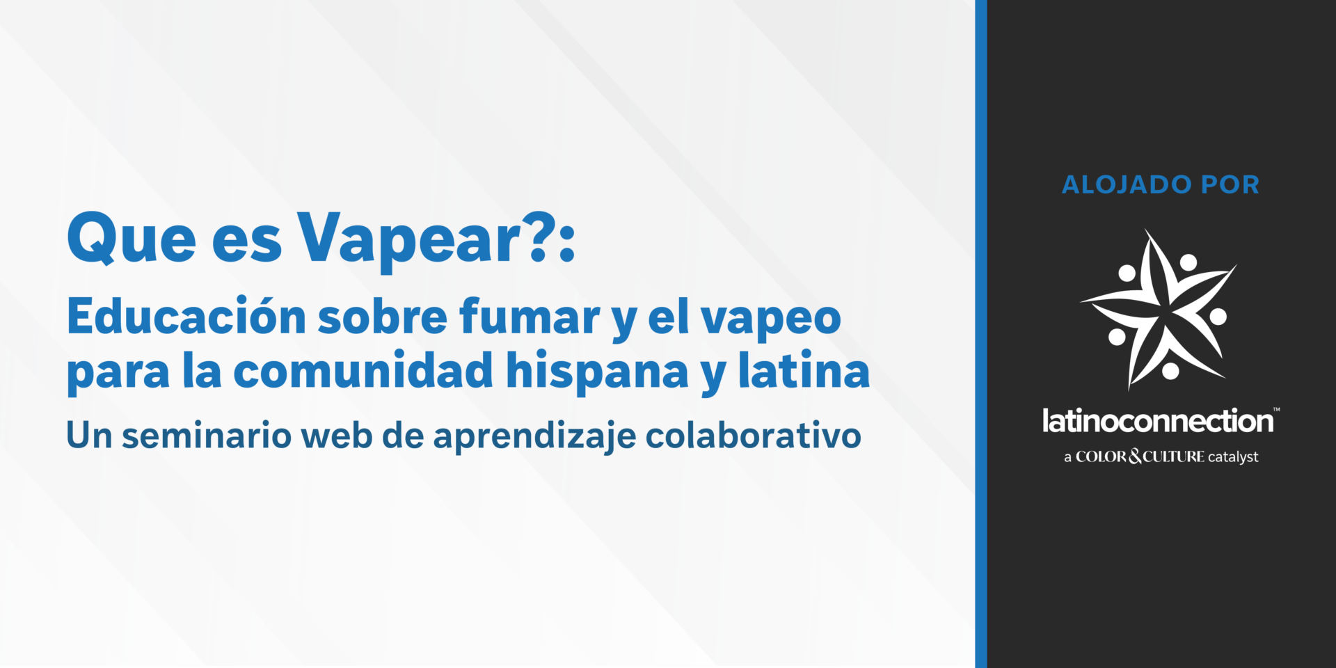 Que es Vapear?: Educación sobre fumar y el vapeo para la comunidad ...